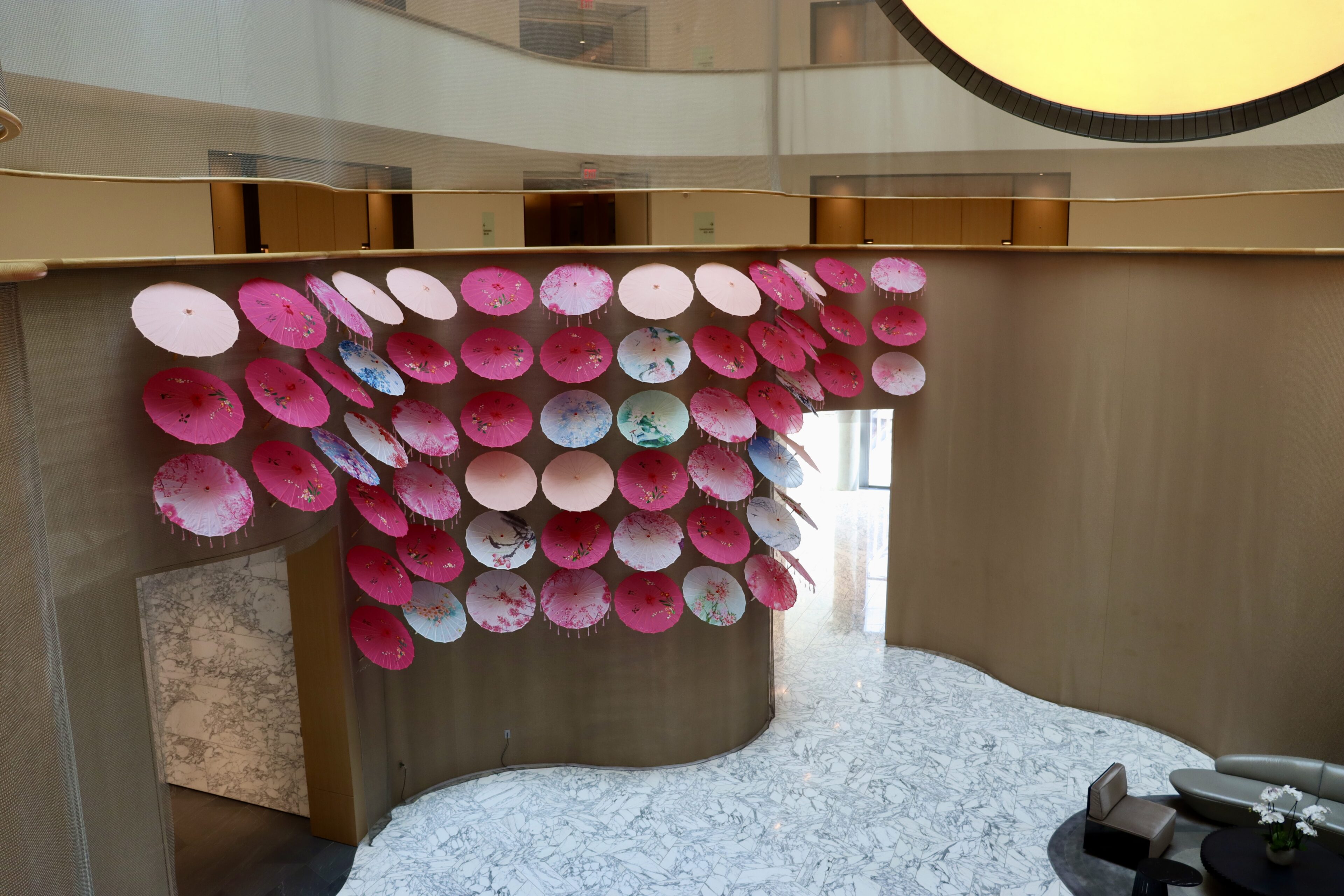 Conrad Cherry Blossom Art Installation - CityCenterDC